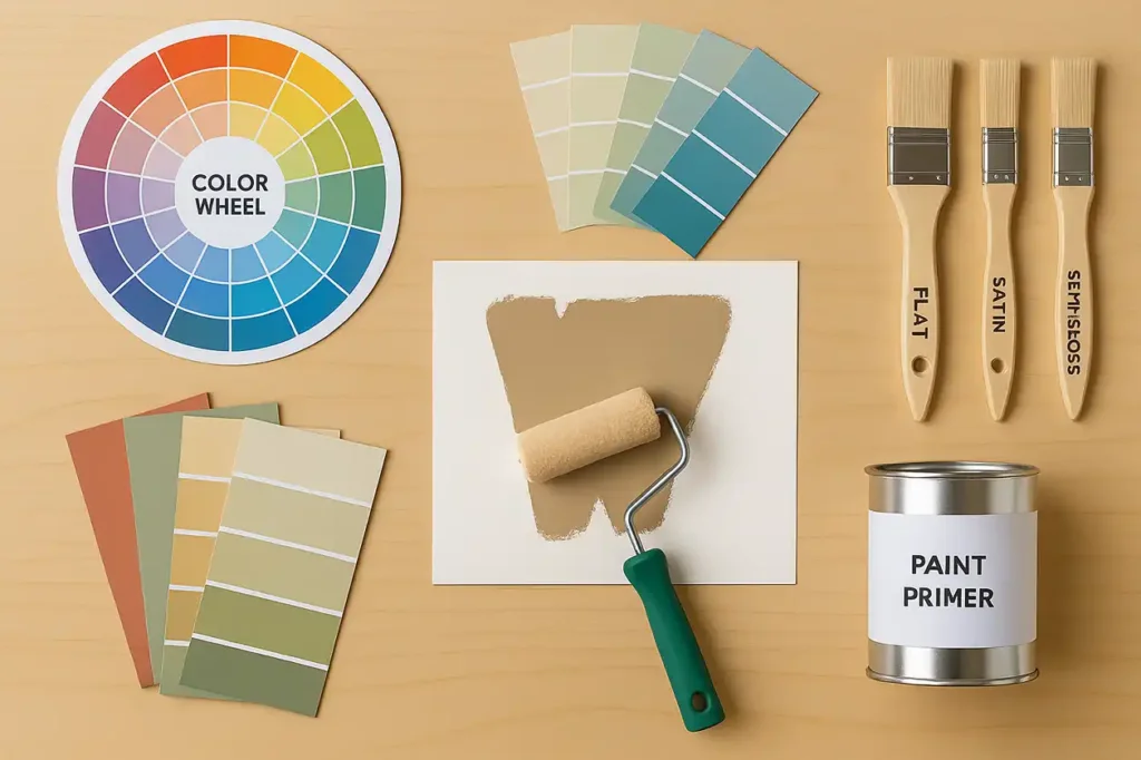 Types of Paint & Finishes: Walls, Trim, Ceilings